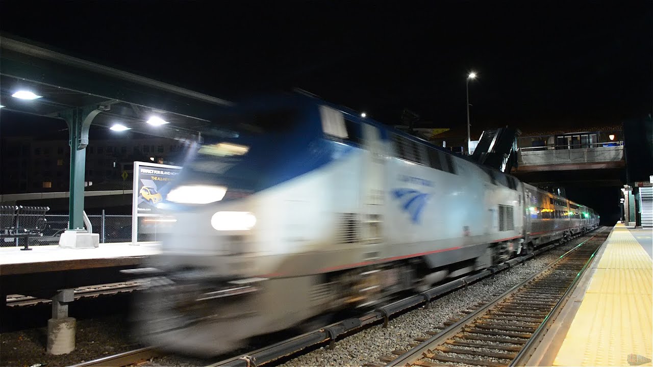 Amtrak Xtra 844 w/ Viewliner II Prototype Test Cars on the Hudson ⁽ˢ ...