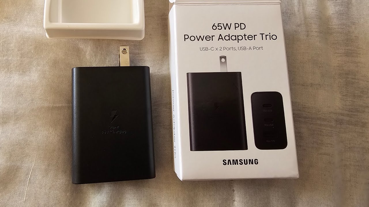 Samsung 65W Power Adapter Trio - Unboxing - YouTube
