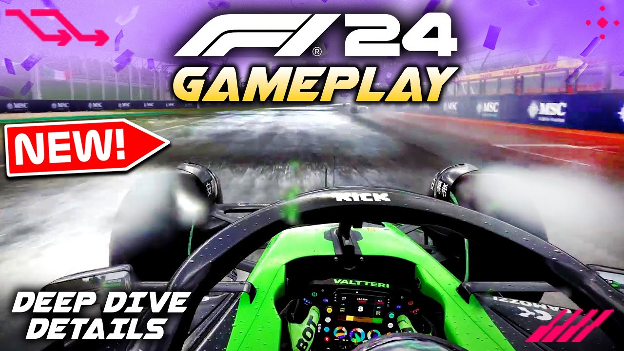 F1 24 Gameplay: FIRST LOOK! Onboards! New Handling Physics, ERS Modes ...