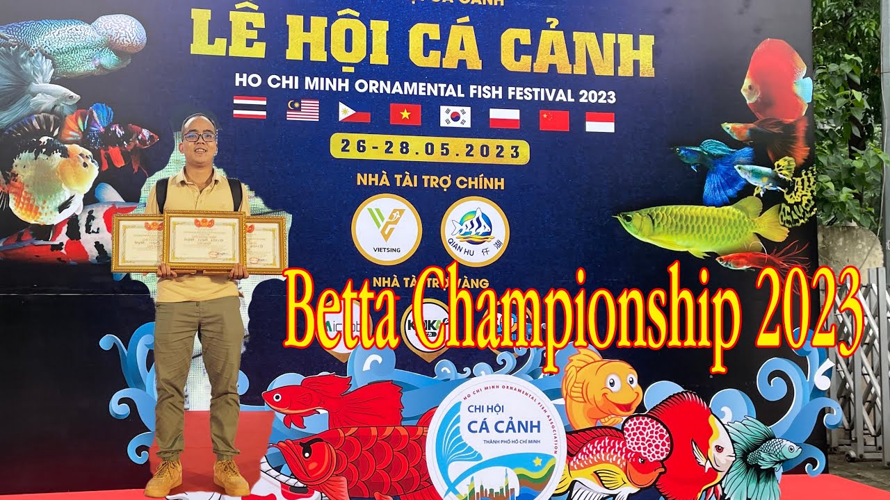 Lên Sài Gòn nhận giải thi cá Betta - Đem vinh quang về Bình Dương ...