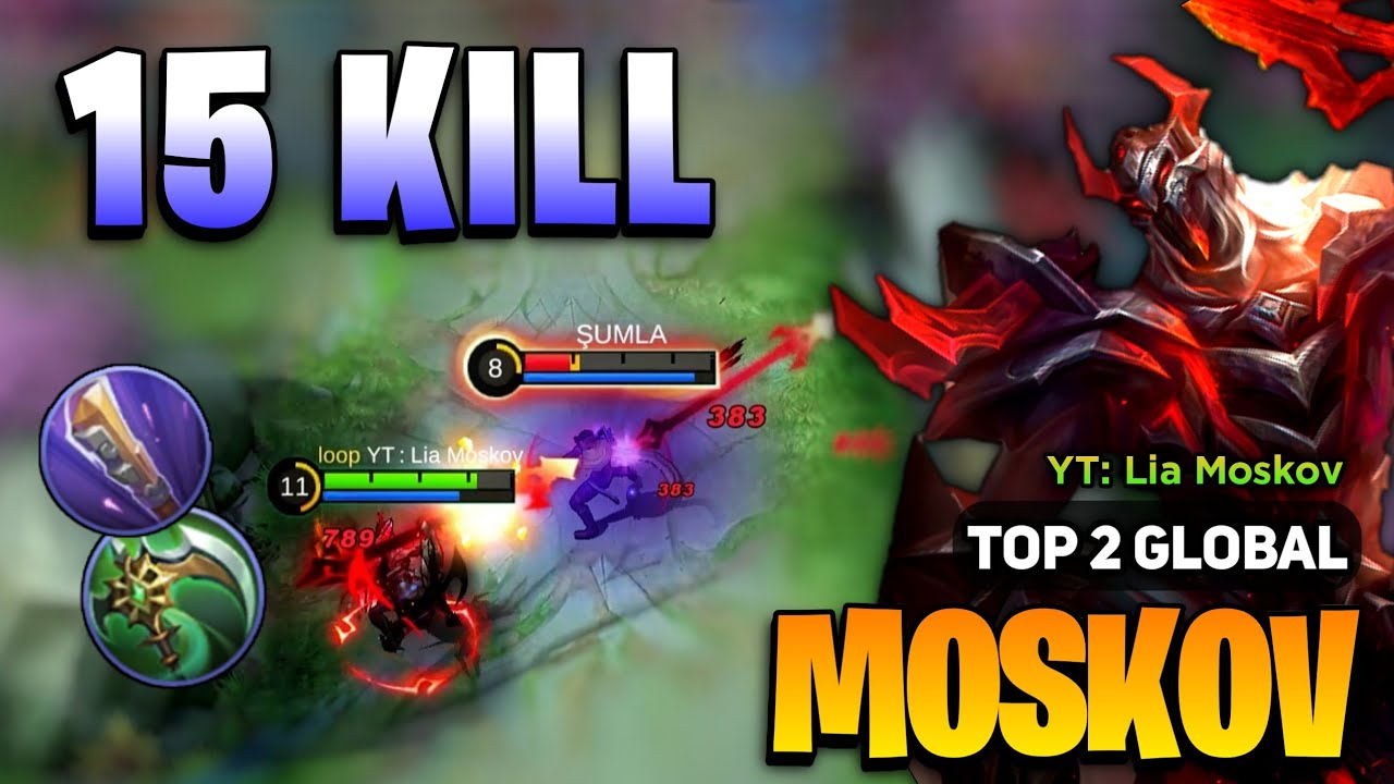 Moskov Best Build 2023 [ Moskov Top 2 Global Gameplay ] By YT : Lia ...