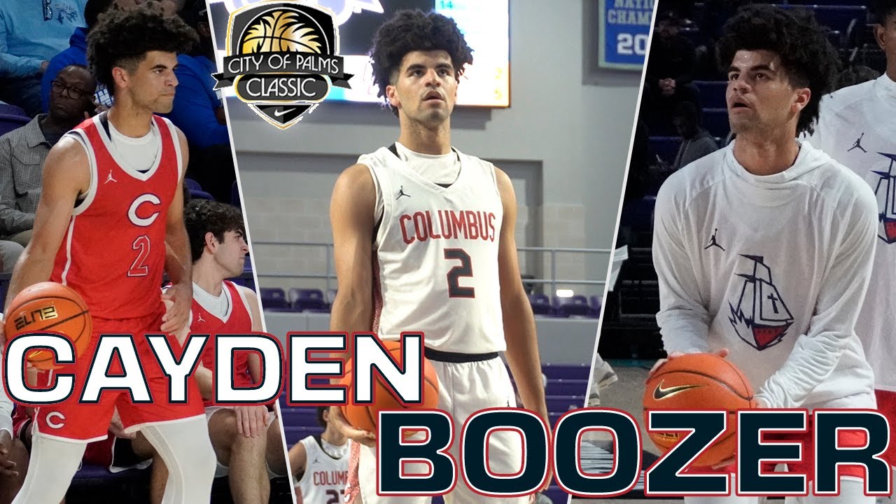 5-Star 2025 PG Cayden Boozer Shines at City of Palms Classic - YouTube