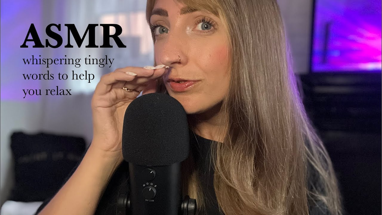ASMR - my first time whispering tingly words 🤭 - YouTube