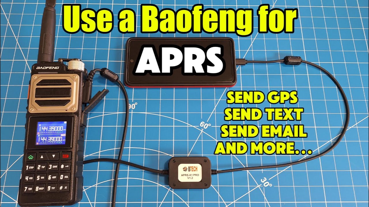 APRS with a Baofeng - YouTube