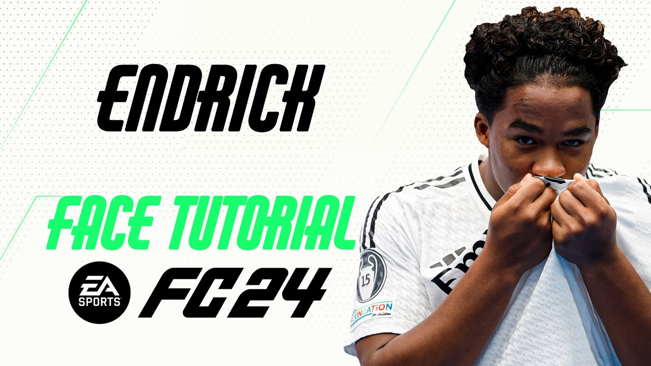 EA FC 24 - ENDRICK FACE TUTORIAL + STATS [REAL MADRID]. - YouTube