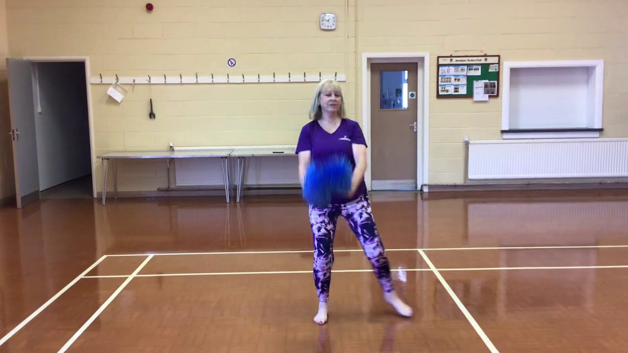 FLexercise 60 + Routine 1 with Pom poms - YouTube