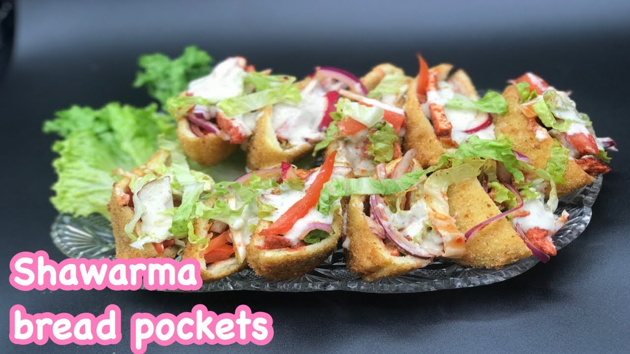 Shawarma bread pocket - YouTube