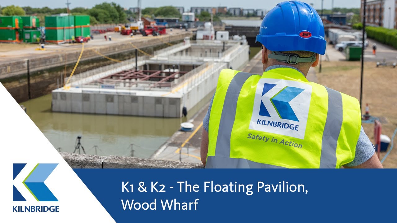 Kilnbridge: K1 & K2 - The Floating Pavilions, Wood Wharf - YouTube