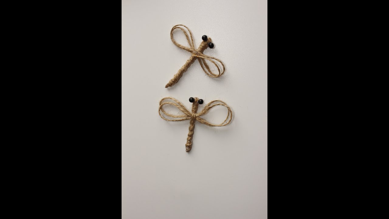#Shorts : DIY Jute Dragonfly - YouTube