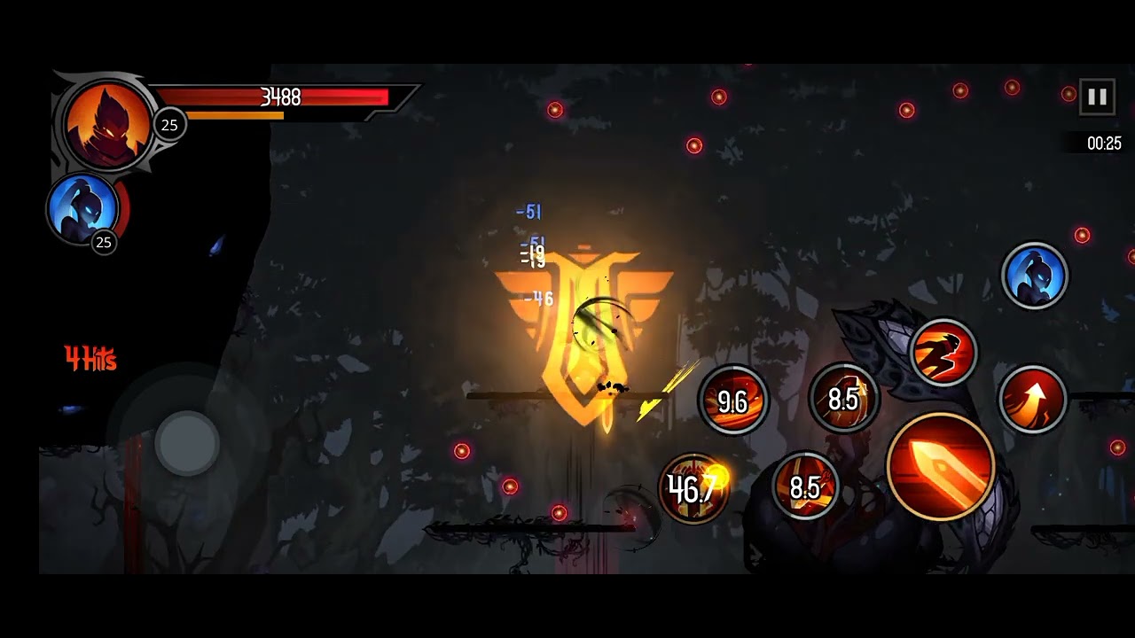 Shadow Knight Gameplay Lamía defeat - YouTube