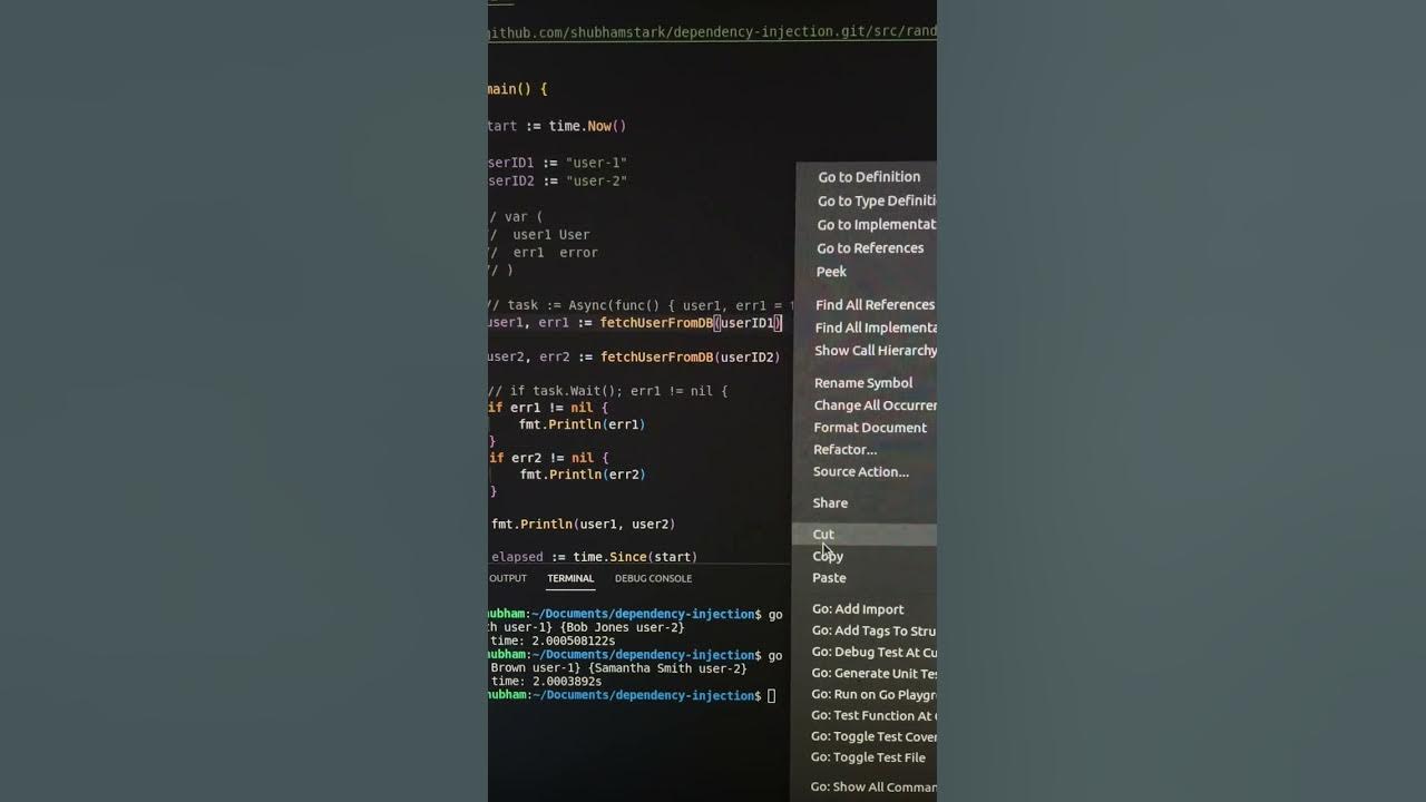 Simulate JavaScript style async/await in golang - YouTube