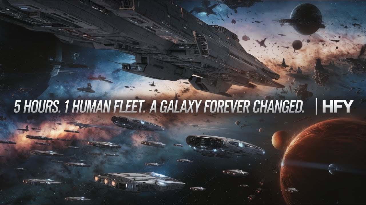 "5 Hours. 1 Human Fleet. A Galaxy Forever Changed. | HFY" - YouTube