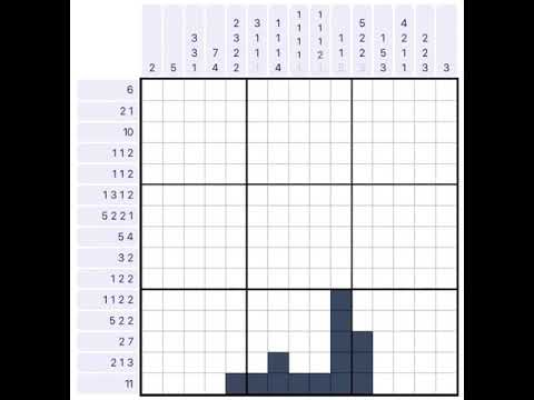 Nonogram Christmas Adventure Postcard 1 Puzzle 6 - YouTube
