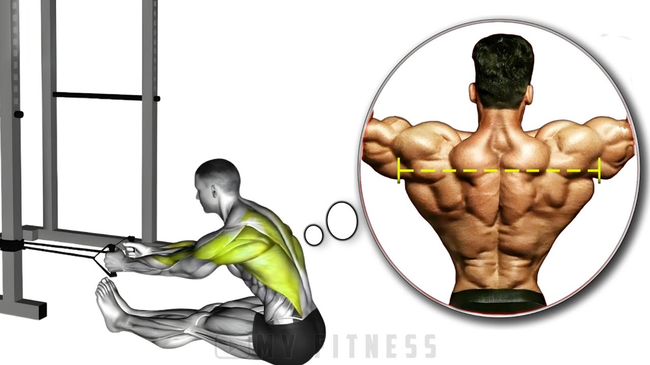 Best Back Workout At Home With Resistance Bands | V Shape Back Muscle ...