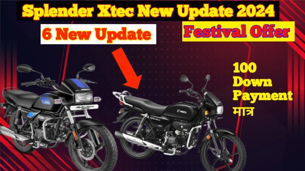 New 2024 Hero Splendor Plus Xtec Disc Break Launch Price Mileage New ...