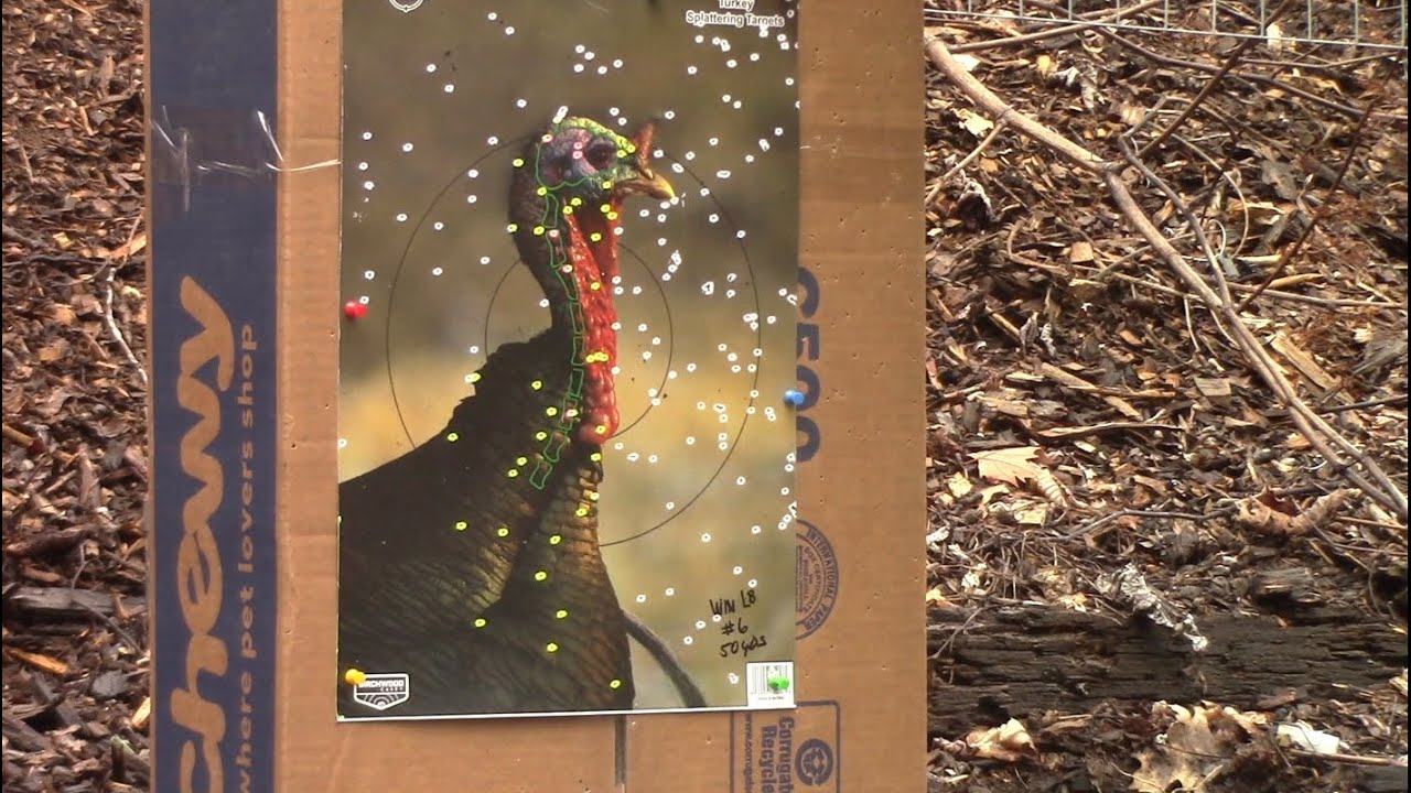 Mossberg 935/Carlson Chock pattern testing @ 50 yards - YouTube