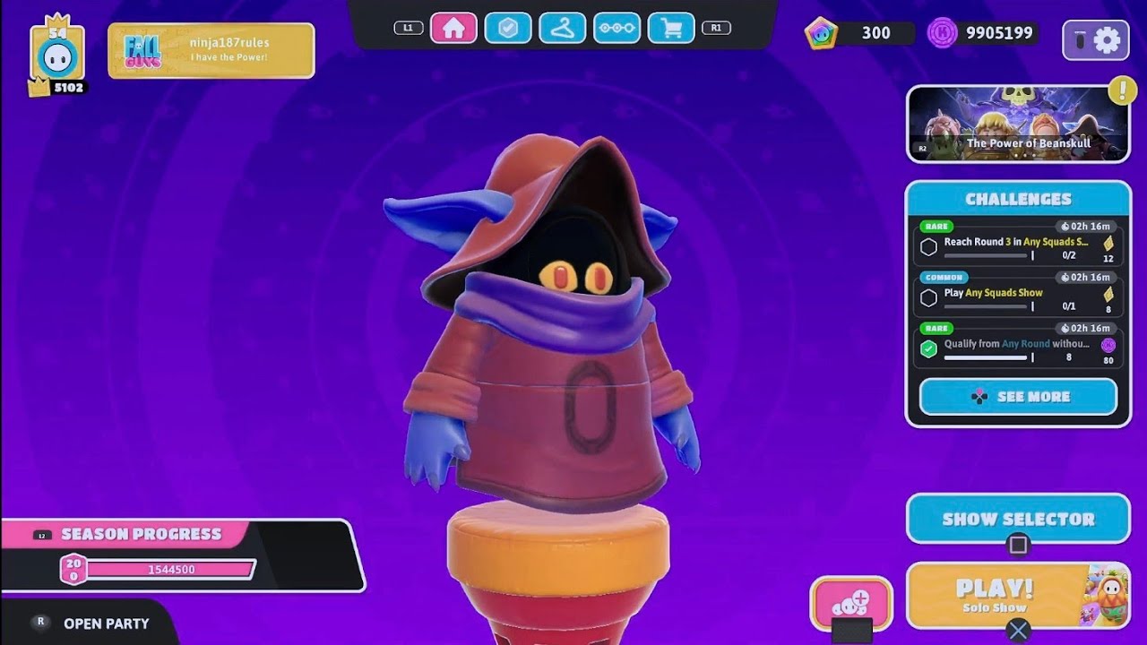 Fall Guys: Orco Gameplay Full Gold Medals With I Have The Power ...
