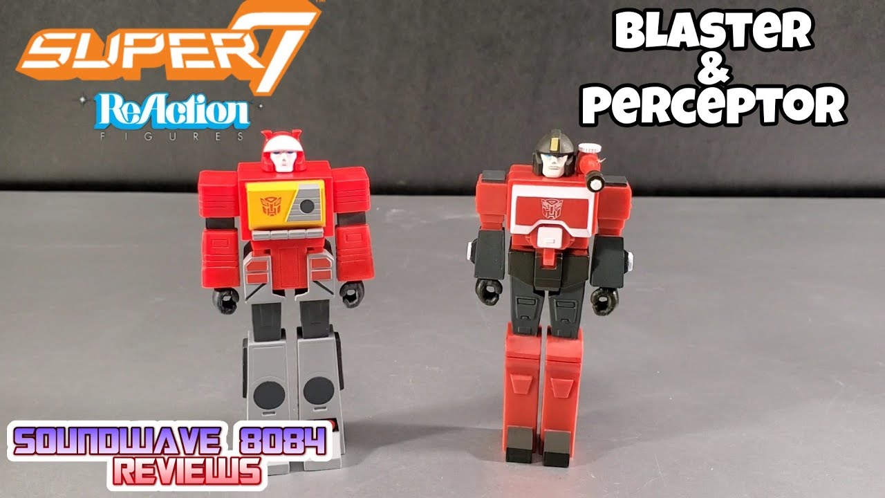 Transformers Super7 ReAction Figures Wave 3 Autobots Blaster ...