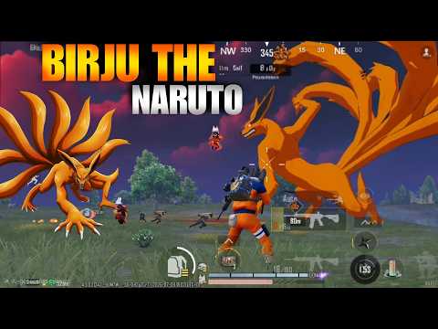 Birju Bana Naruto Uzumaki 🤣 Bgmi 4.5 Naruto Update Is Here 🔥#bgmi  #gaming #gameplay #ajax #funny