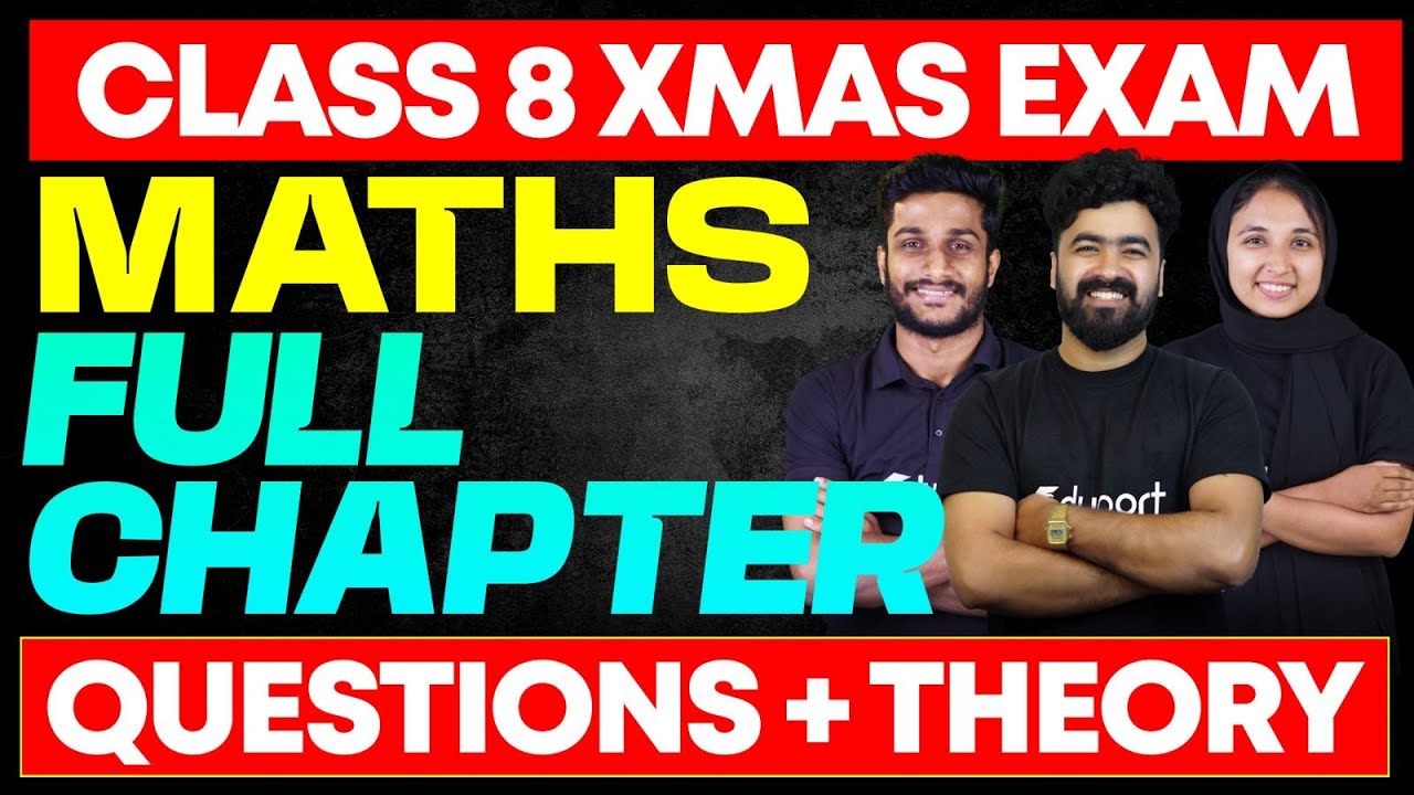 Class 8 Maths| Full chapter revision through Questions |Eduport Class 8 ...