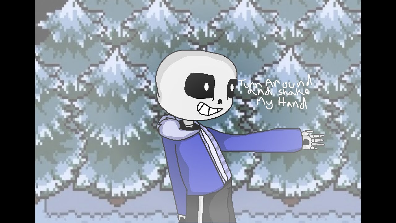 "Turn Around And Shake My Hand" Undertale SpeedPaint - YouTube