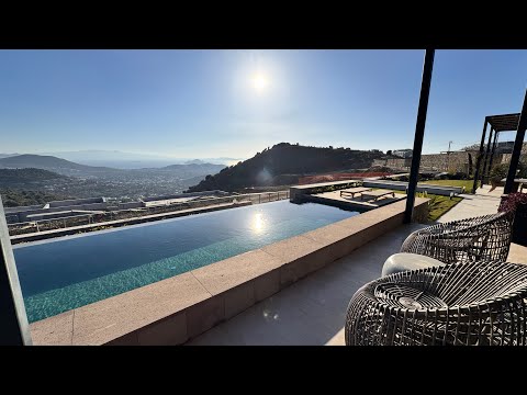 Tablo Gibi Manzara Mimari Plan Harika 80 m2 havuz. Bodrum Satılık Tam Müstakil Villa Plaj Anlaşması