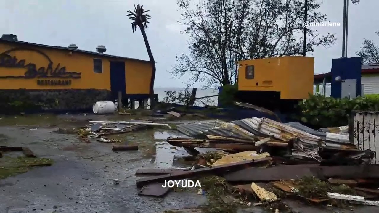 Huracan Maria PR , Joyuda - YouTube
