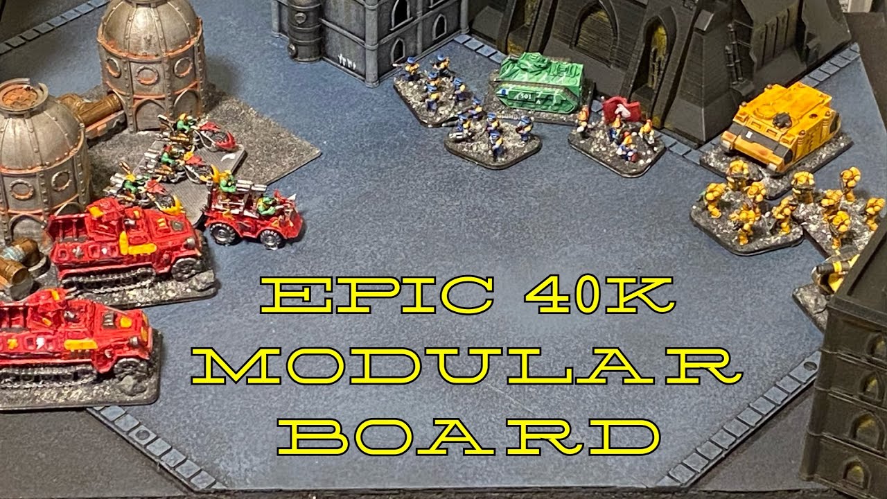 Epic 40K/legion imperialis table: painting, buildings, 3D printing ...