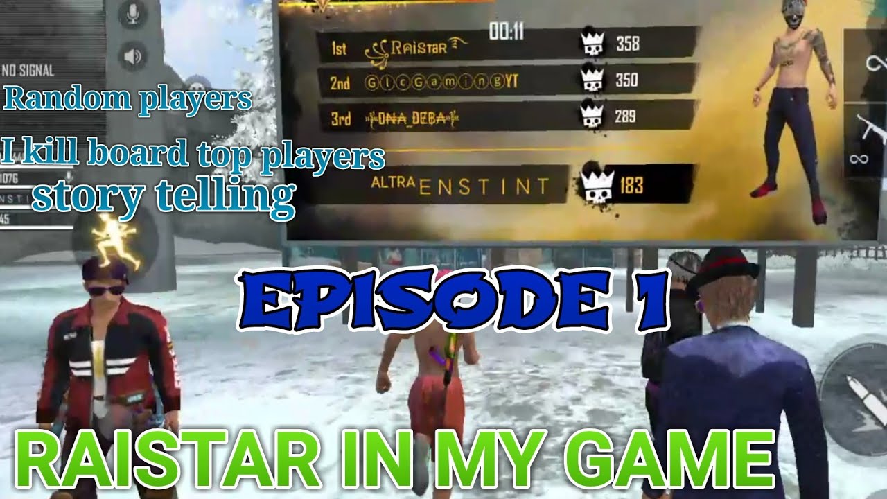 RAISTAR IN MY GAME (EPISODE-1) story of randomly gameplay - YouTube