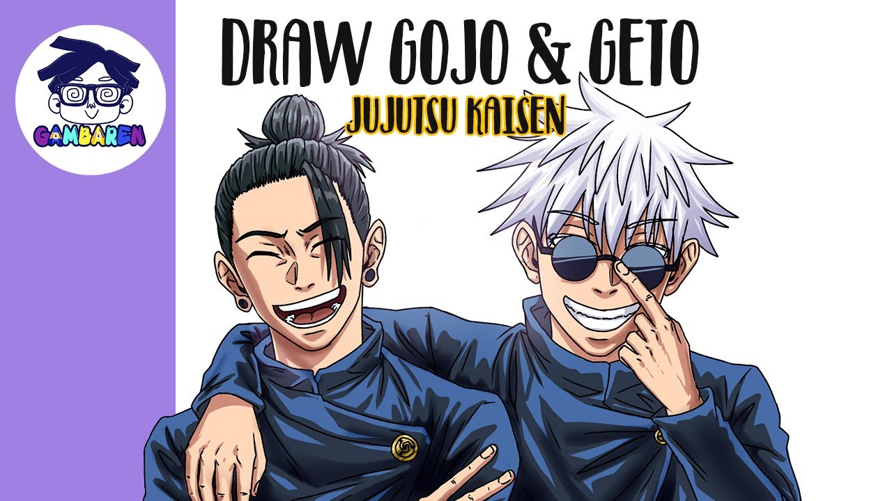Menggambar Satoru Gojo dan Suguru Geto l The Strongest and his best ...
