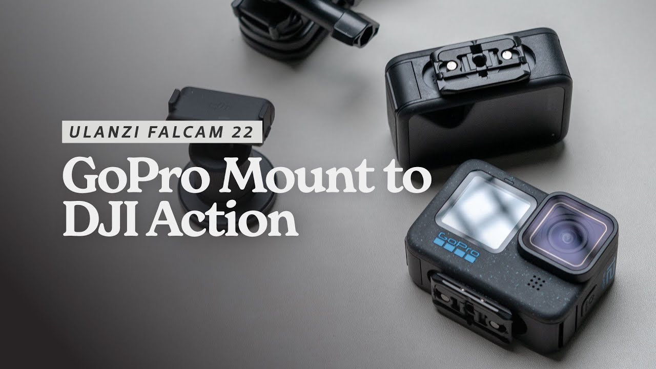 Convert GoPro mount to DJI Action mount - YouTube