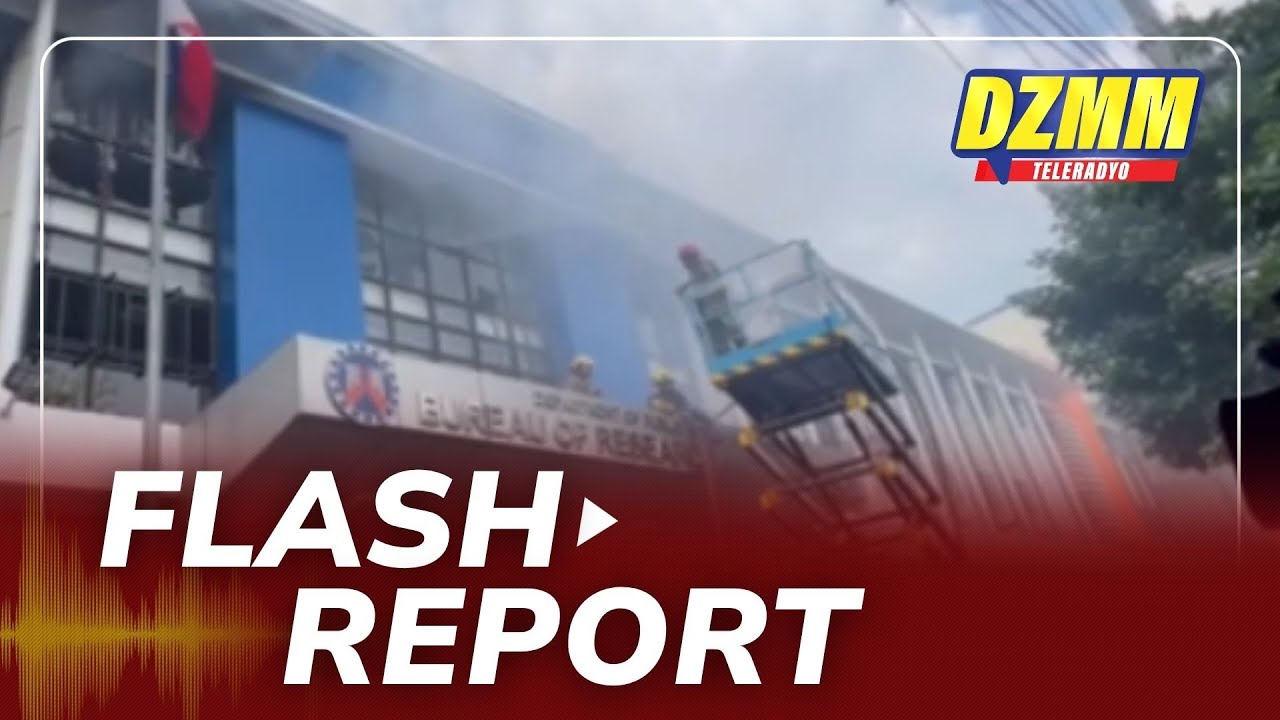 DPWH office fire in QC raised to 3rd alarm | DZMM Teleradyo (22 October ...
