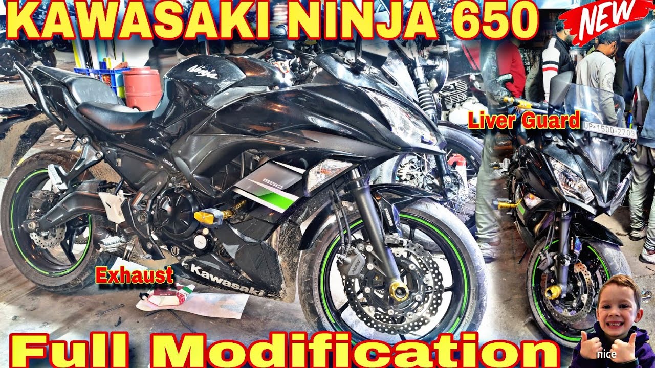 Full Modification of KAWASAKI NINJA 650 All Colour All Quality Modified ...