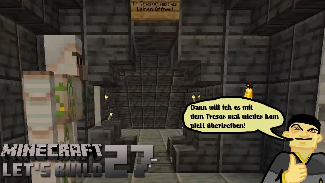 Der Tresor der Bank | Minecraft Let's Build 27 - YouTube