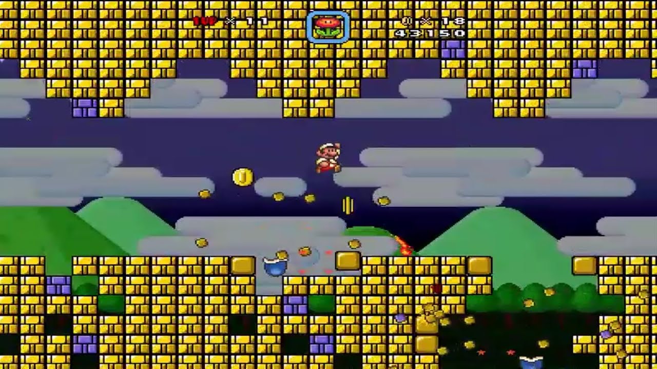 smb Super Mario Bros X smbx gameplay - YouTube