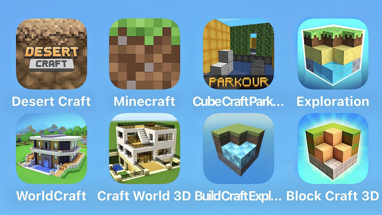 Desert Craft, Minecraft, Cube Craft Parkour, Exploration, Worldcraft ...
