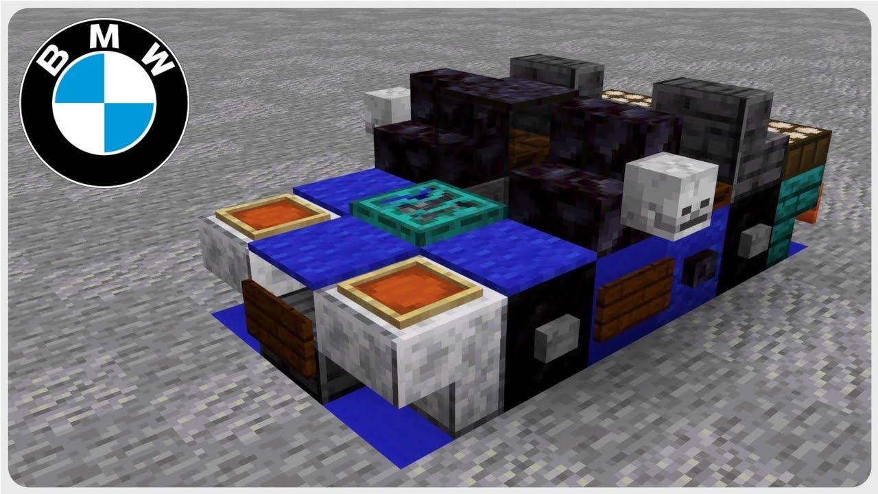 Minecraft BMW Z8 Cabrio 2000 Tutorial - YouTube