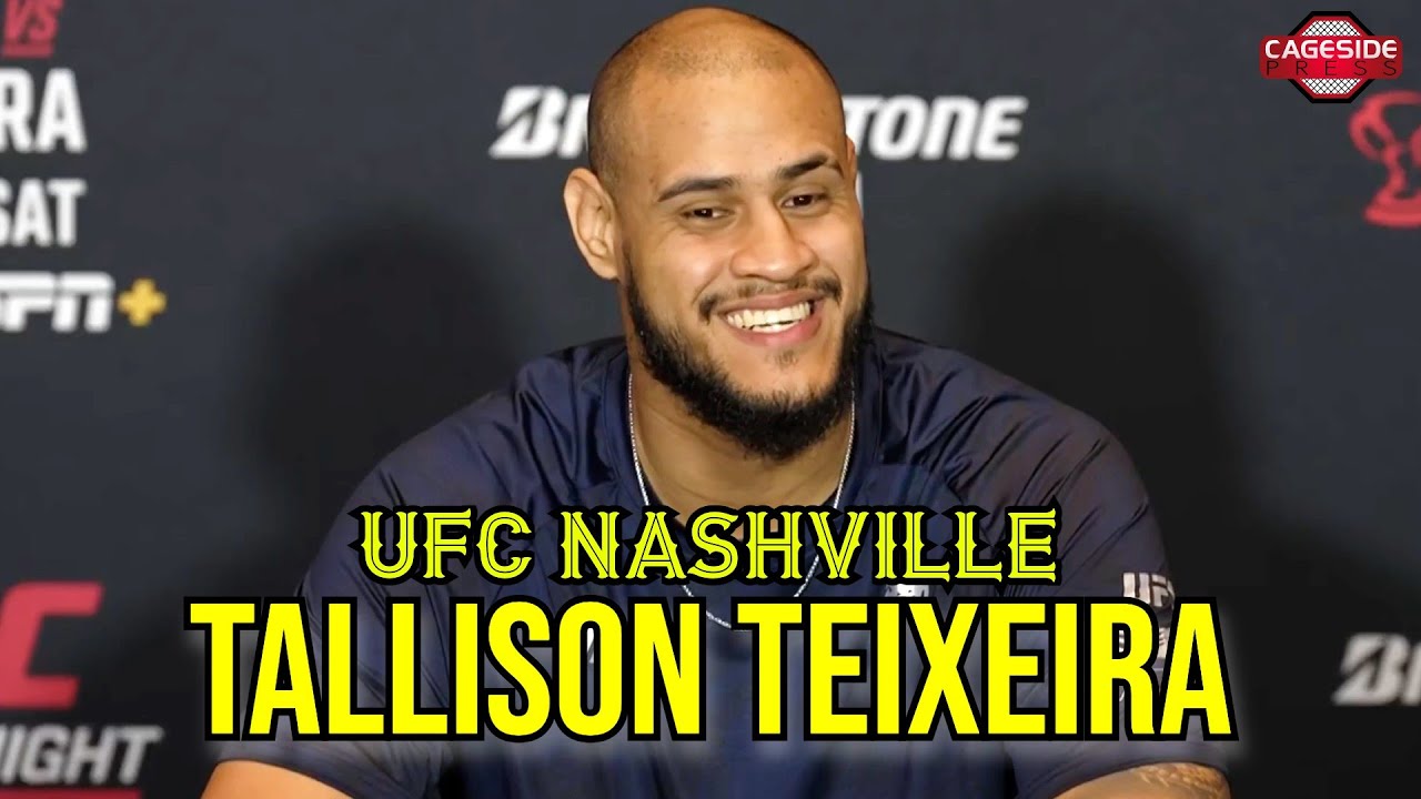 Tallison Teixeira Predicts First Round KO Of Lewis | UFC Nashville ...