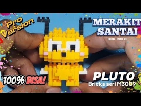 Merakit santai lego bricks Pluto seri M3009 - YouTube