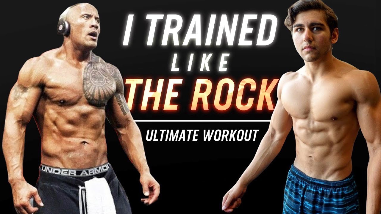 I Tried Dwayne "THE ROCK" Johnson's WORKOUT - YouTube