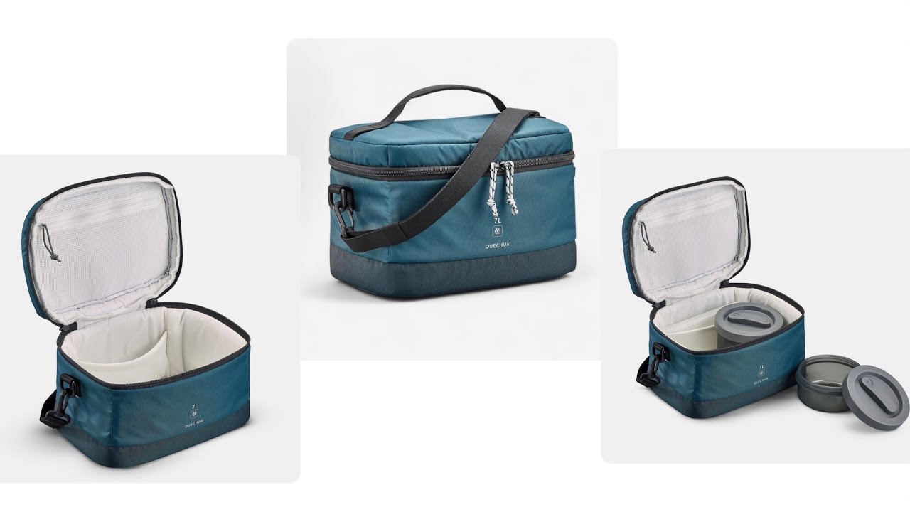 Quechua isothermal lunch box 7 litres | Decathlon product review - YouTube