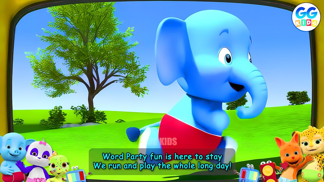 Word Party Song Run and Play with Word Party! - YouTube