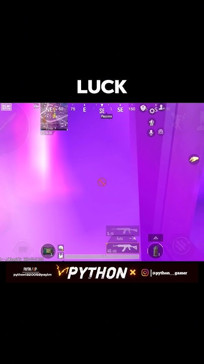 Luck 🤯 || Wait for @python__gamer || #bgmi #pubg - YouTube