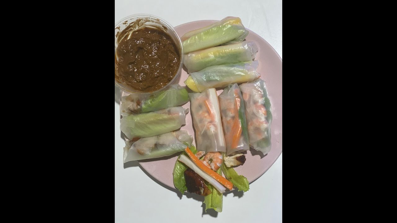 Easy Spring Rolls in 3 ways: Kani and Mango, Shrimp and Kani, BBQ ...