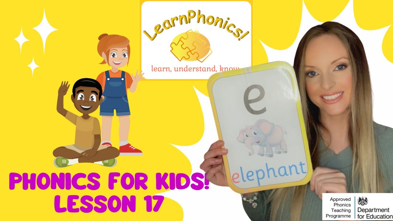 Learn the letter ‘e’ with me! (Lesson 17) - YouTube