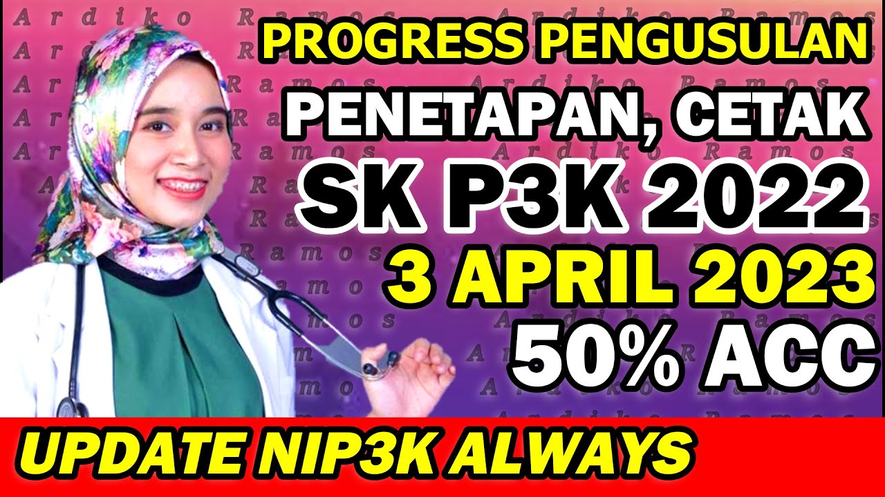 PROGRESS PENETAPAN DAN CETAK SK NIPPPK 2022, TERBARU! - YouTube