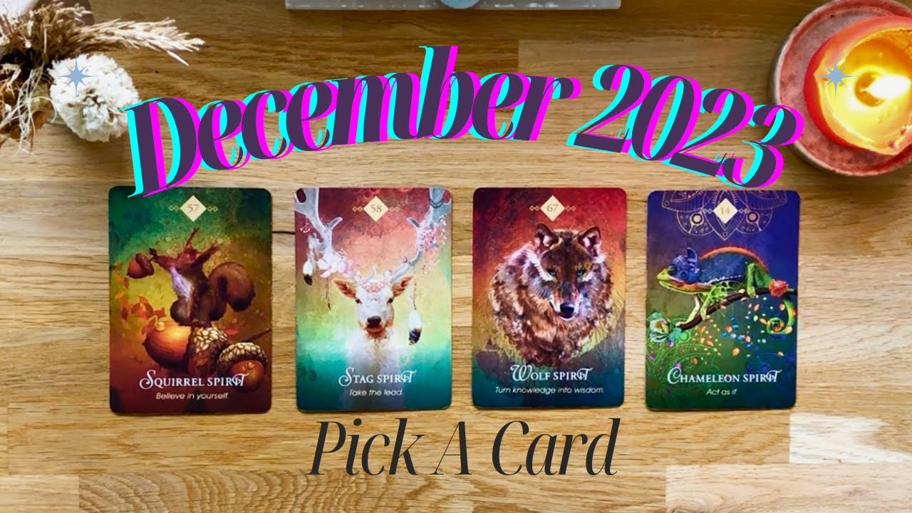 ☃ 🎆 DECEMBER 2023 PREDICTIONS 🎆 ☃ PICK A CARD Intuitive Tarot Reading ...