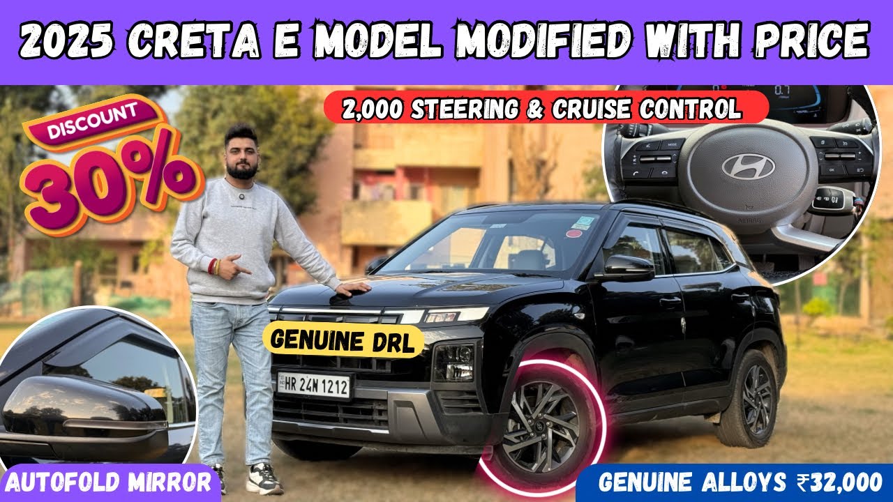 2025 CRETA FACELIFT MODIFIED IN CHANDIGARH CRETA BASE MODEL ...
