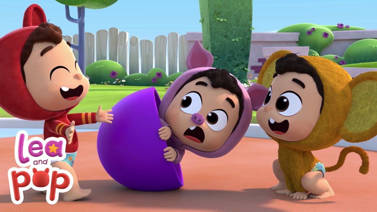 🔴Learn Colors with Surprise Eggs🥚 (Ep04) - Lea and Pop | Educational ...