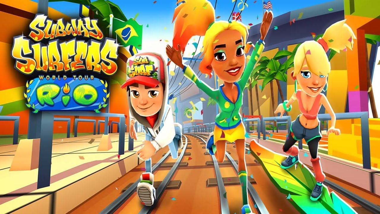 Subway Surfers: Rio - Samsung Galaxy S7 Edge Gameplay - YouTube